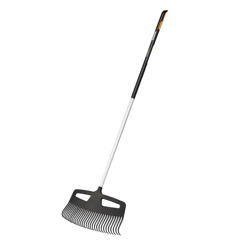 Balai à feuille Solid 27 dents FISKARS 1027036 largeur 65cm XL – Racetools