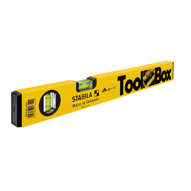 Niveaux à bulle TOOLBOX, 43 cm STABILA 16320 – Racetools