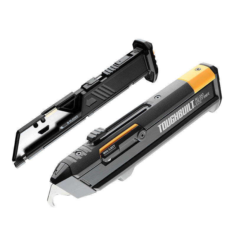 Cutter à recharge rapide avec 2 chargeurs de 10 lames - TOUGHBUILT - TB ...
