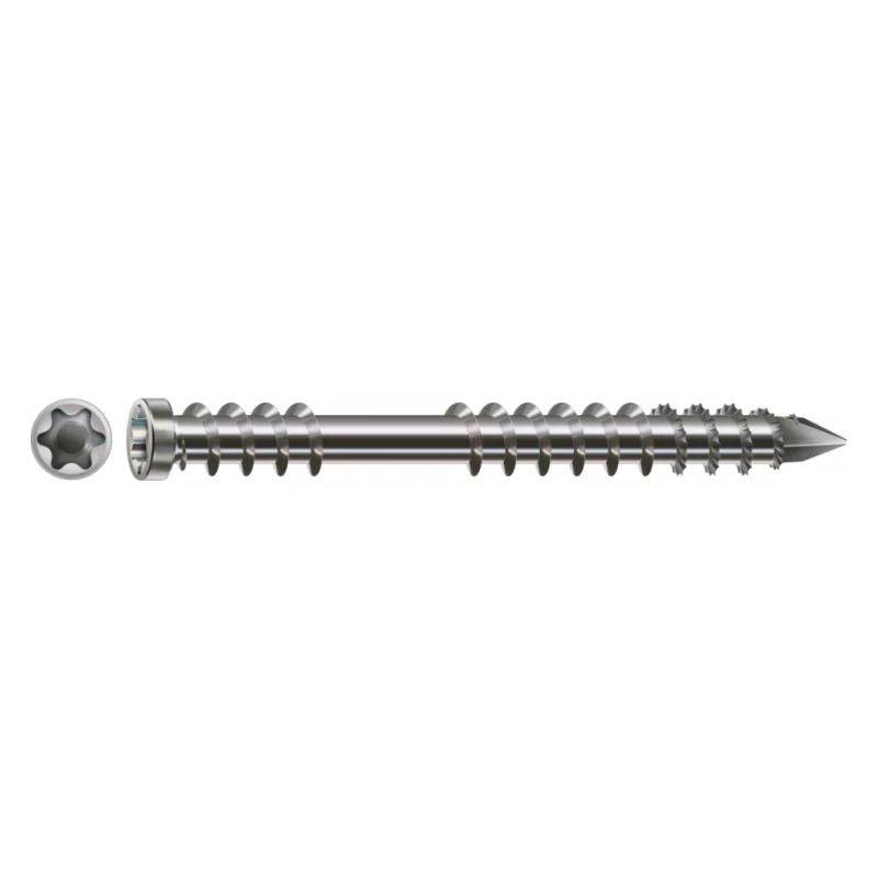 Vis de terrasse (360 pcs) filetage de fixation, tête cylindrique, T ...